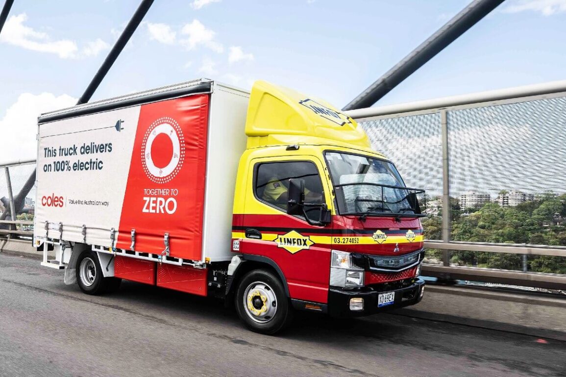 Coles trials Fuso electric truck | cars4starters