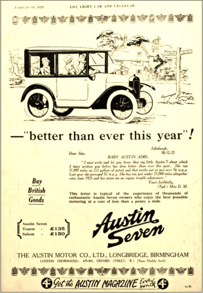 Austin 7: Britain’s answer to the Model T | cars4starters
